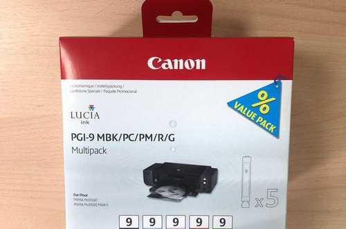 Набор картриджей canon PGI-9 MBK/PC/PM/R/G