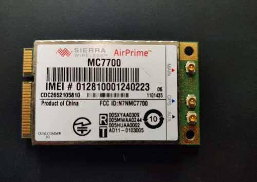 Встроенный 3g модем mc7700