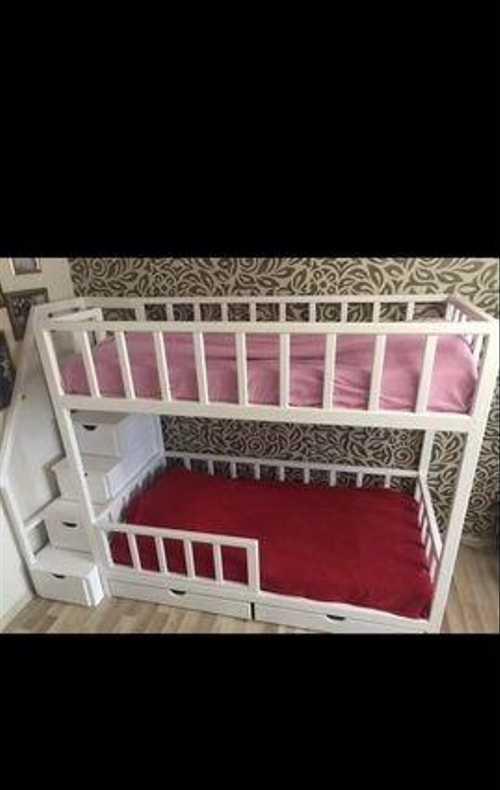 Кровать детская двухэтажная