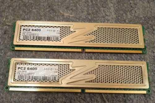 Оперативная память ddr2 ocz gold 1gb