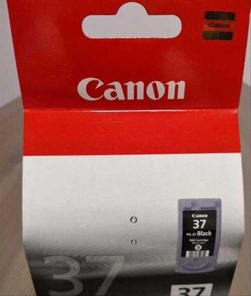 Картридж струйный Canon PG-37 Black