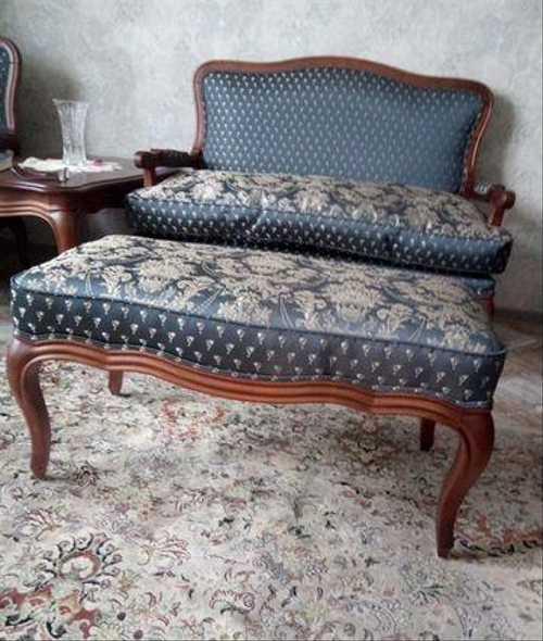 Мягкая мебель (каркас - натуральное дерево) диван