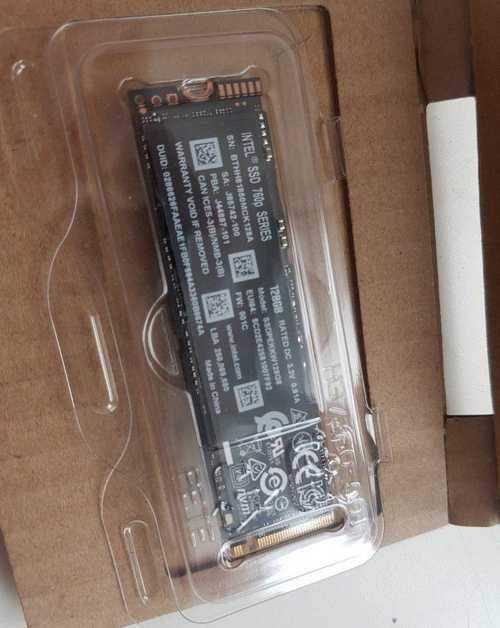 SSD Intel 760p 128gb M.2 PCI-E 3.1 x4