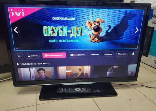 Philips 81см, Smart TV, Wi-Fi, 200Гц, DVB-T2