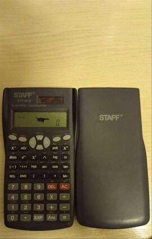 Калькулятор инженерный двухстрочный staff STF-810