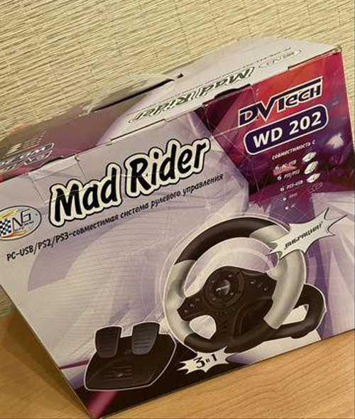 Руль PC/PS2/PS3 DVTech WD202 Mad Rider | Festima.Ru – частные объявления