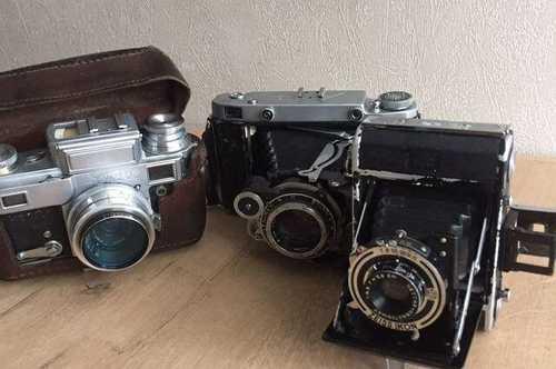 Пленочный фотоаппарат киев-4, москва 5,zeiss ikon