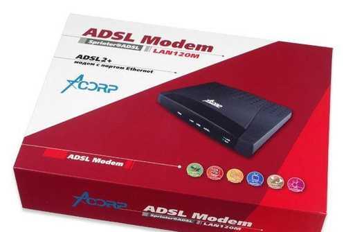 Модем Acorp Modem sprinteradsl LAN120M