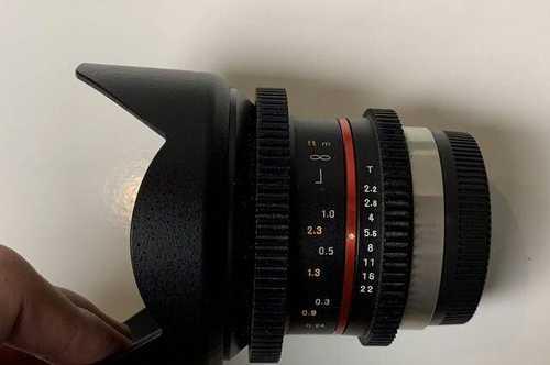 Samyang 12mm t2.2 (f/2.0) Cine MFT (m43)