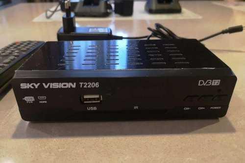 DVB-T2 тюнер Sky Vision T2206