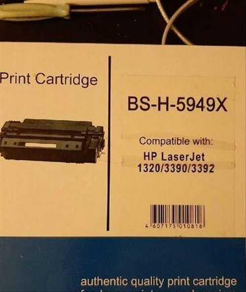 Картридж BS H 5949X для принтера HP laser jet