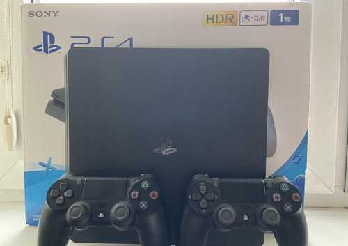Sony PlayStation 4 Slim 1TB, 10 игр(PS4 Slim)