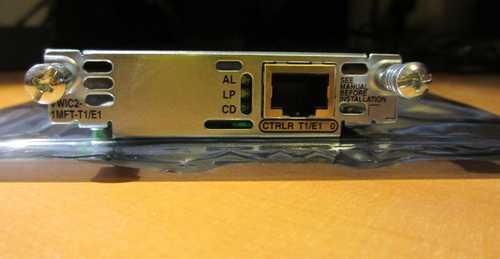 Модуль Cisco vwic2-1MFT-T1/E1