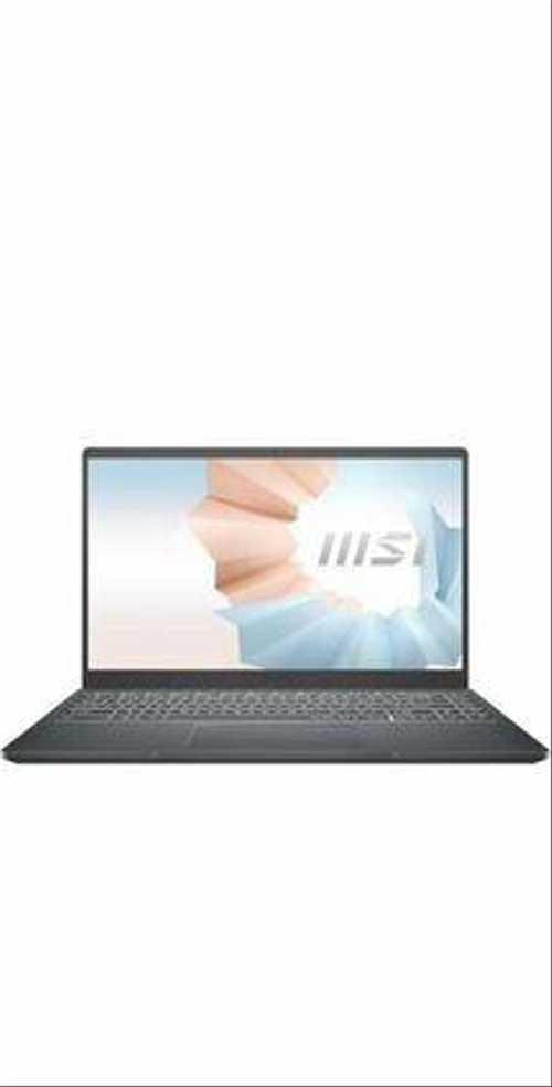 Ноутбук msi modern 14 b4mw 406ru 9s7 14dk14 406 серый обзор