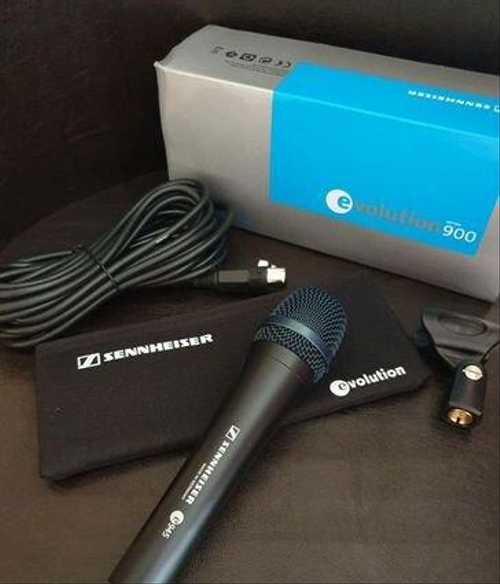 Микрофон Sennheiser E945 + провод,чехол,держатель