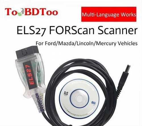 Автосканер OBD ELS27 диагностика/программирование