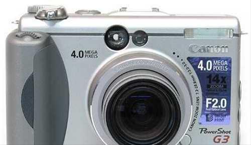 Легендарный canon powershot G3