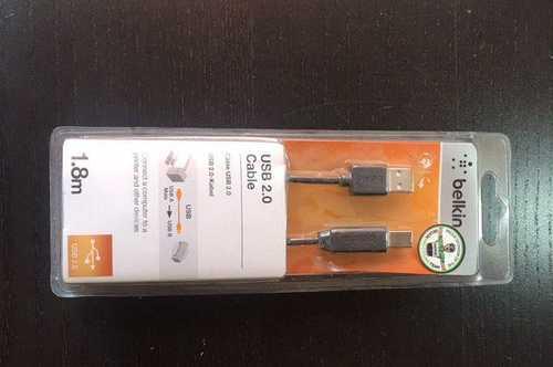 Кабель usb a b 1.8м