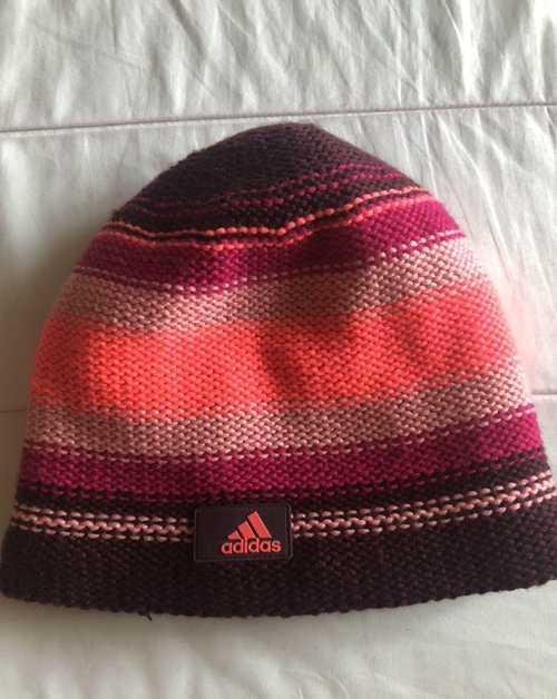 Шапка Adidas 52-54 на флисе тёплая