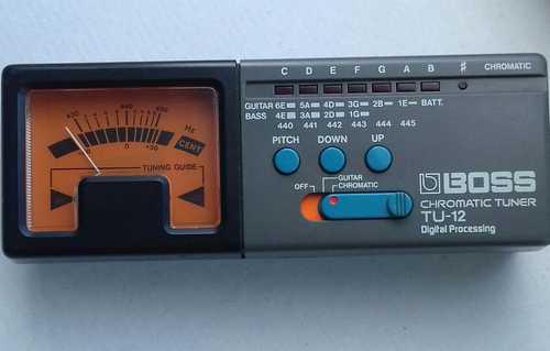 Тюнер boss Chromatic Tuner TU-12