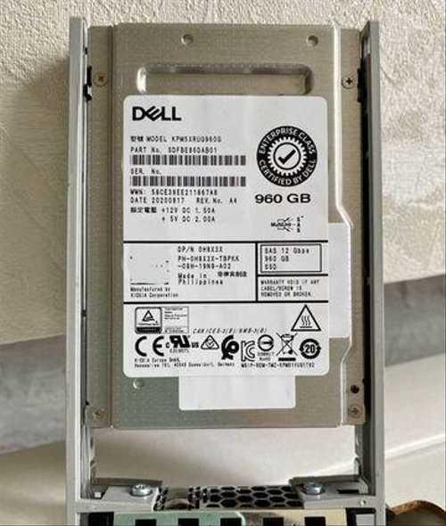 SSD Dell 960Gb SAS H8X3X 2.5 12Gbps