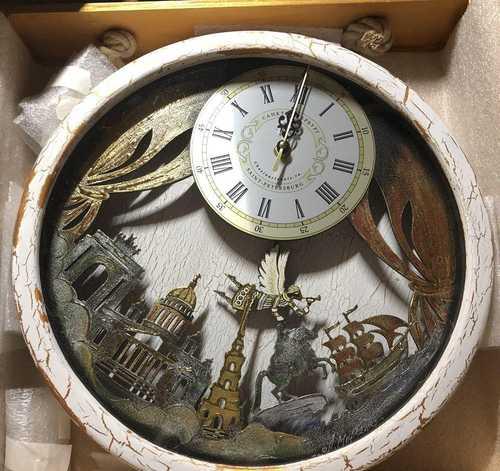 Винтажный Петербург оригинальные настенные часы в