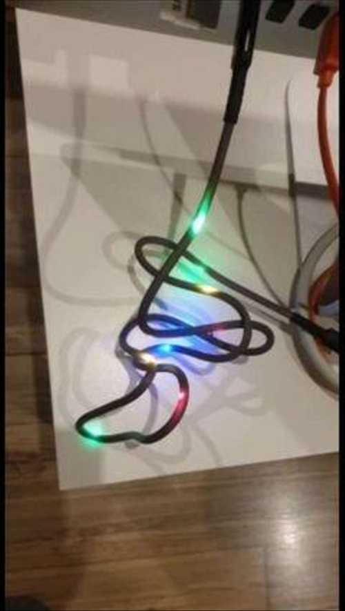 USB кабель со светодиодной подсветкой