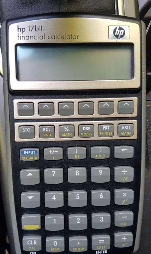 Финансовый Калькулятор HP 17bll+