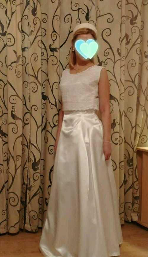 Платье свадебное размер хs (40)