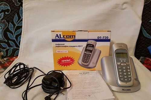 Беспроводной dect телефон Alcom DT-720 новый