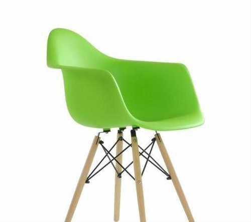 Кресло FB N-14 WoodMold Eames style (салат/серый)