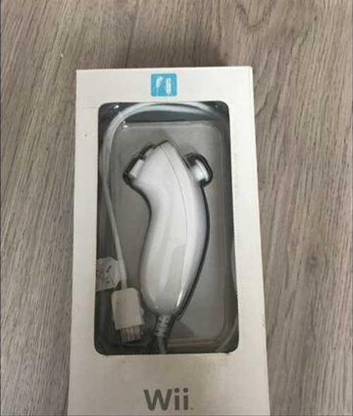 Игровой контроллер Wii nunchuk белый