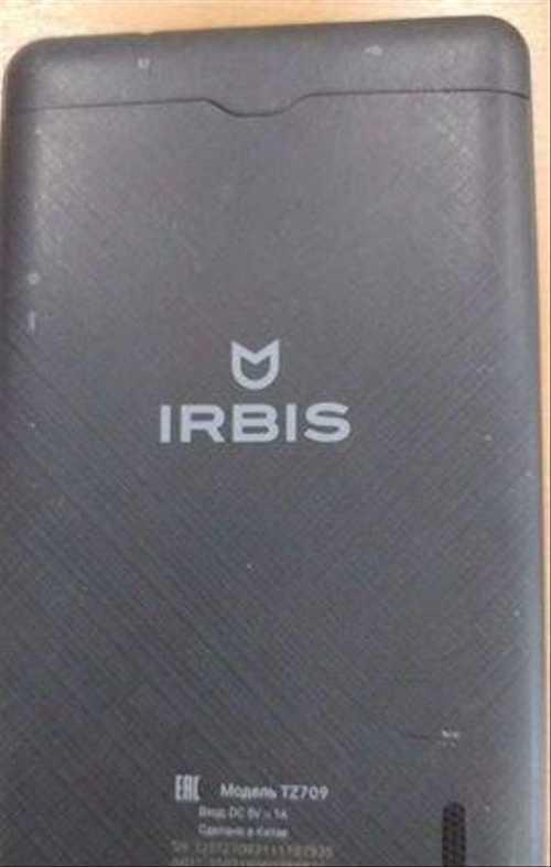 Irbis tz709 планшет 8дюймов