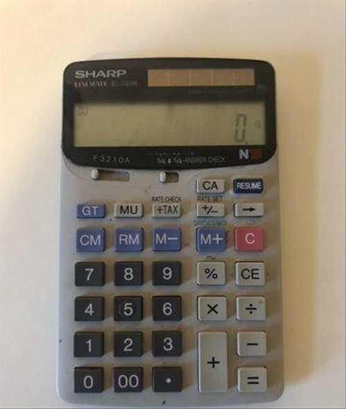Калькулятор sharp EL-387R