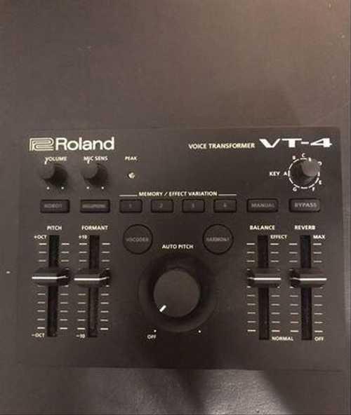 Вокальный процессор roland vt 4 обзор