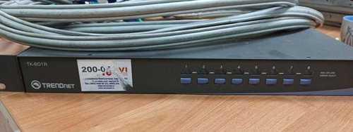 8-ми портовый kvm-switch tk-801R