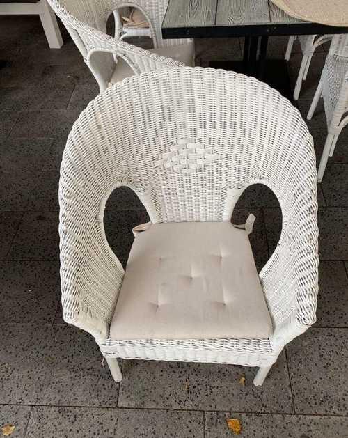 Стол, стулья, кресла ротанг, для летней веранды
