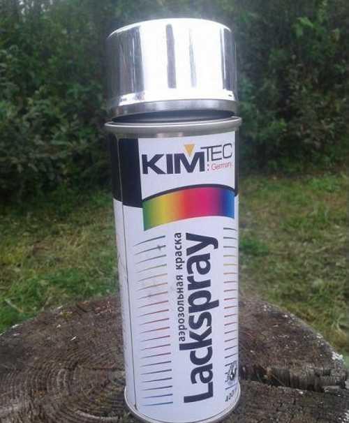 Краска аэрозоль KimTec lackspray металлик-серебро