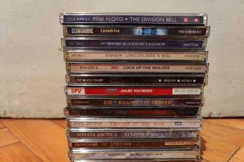 CD-диски Dio, Rainbow, Pink Floyd, Avantasia и др