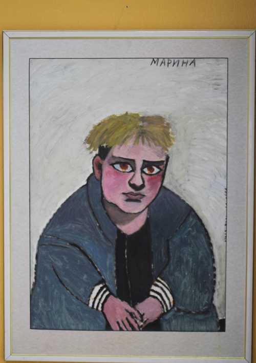 Картина - Марина. Люся Воронова. 1991г