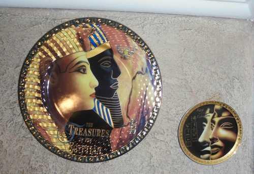 2 тарелки Египет настенные коллекционные