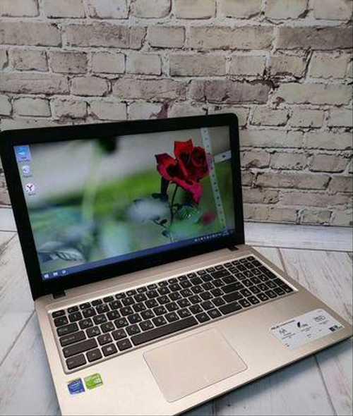 Игровой Ноутбук asus 15.6 Core i5-5200u/4gb/GF 920