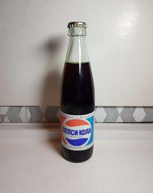 Пепси-кола раритетная бутылка 1988-1990 год