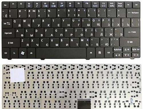 Клавиатура Acer Aspire One 751 1410 1810T черная