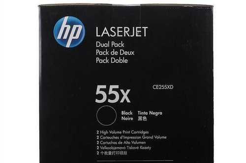 Картридж HP 55X упаковка 2 шт (2*13500 стр)