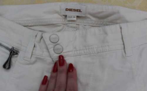 Джинсы брюки Diesel оригинал новые белые 30