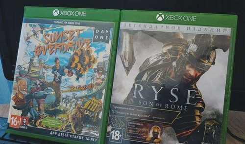 Xbox One (Sunset Overdrive & Rise Son of Rome)