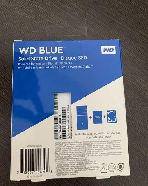 WD Blue SSD 500Gb