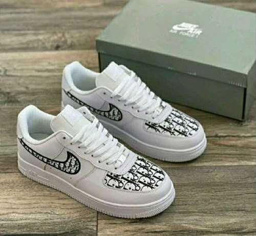 Кроссовки мужские Nike Air force 1 Christian Dior