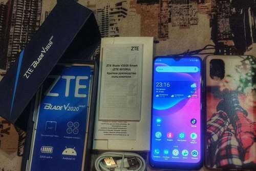 ZTE Blade V2020 smart 4/64gb nfc комплект